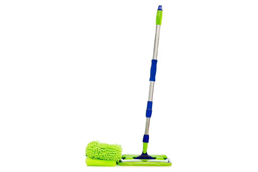 Aquamatic MOP Universal mop with two attachments of microfiber for ...