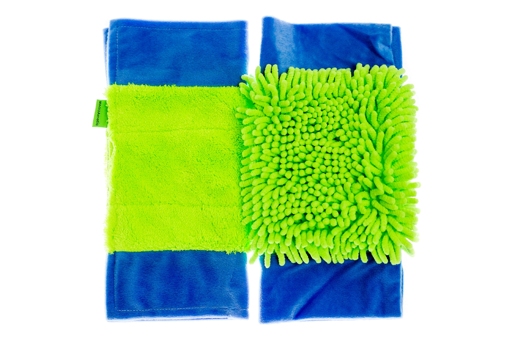 Aquamatic MOP Universal mop with two attachments of microfiber for ...