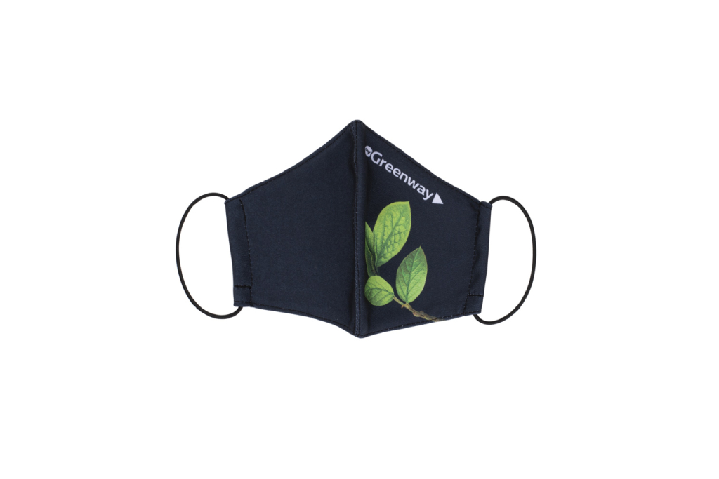 Green Leaf Reusable Cloth Face Mask, size M :: Accessories :: Products ...